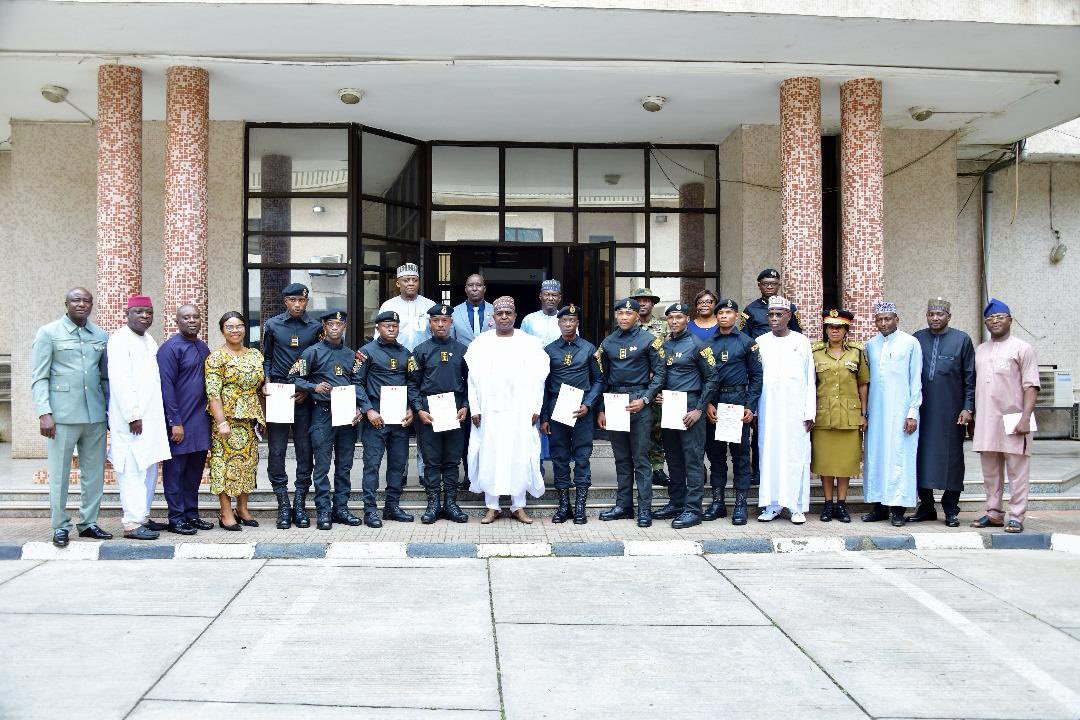 NDLEA promotes eight officers for ‘intercepting 2,400kg cannabis’ in ...